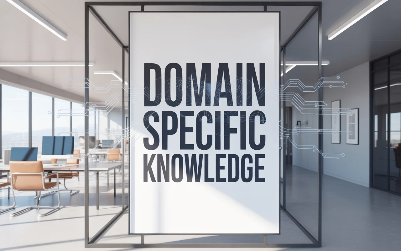 Domain-specific Knowledge - A necessidade de especialização para ...